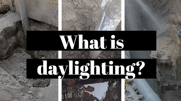 What does day lighting a pipe mean?